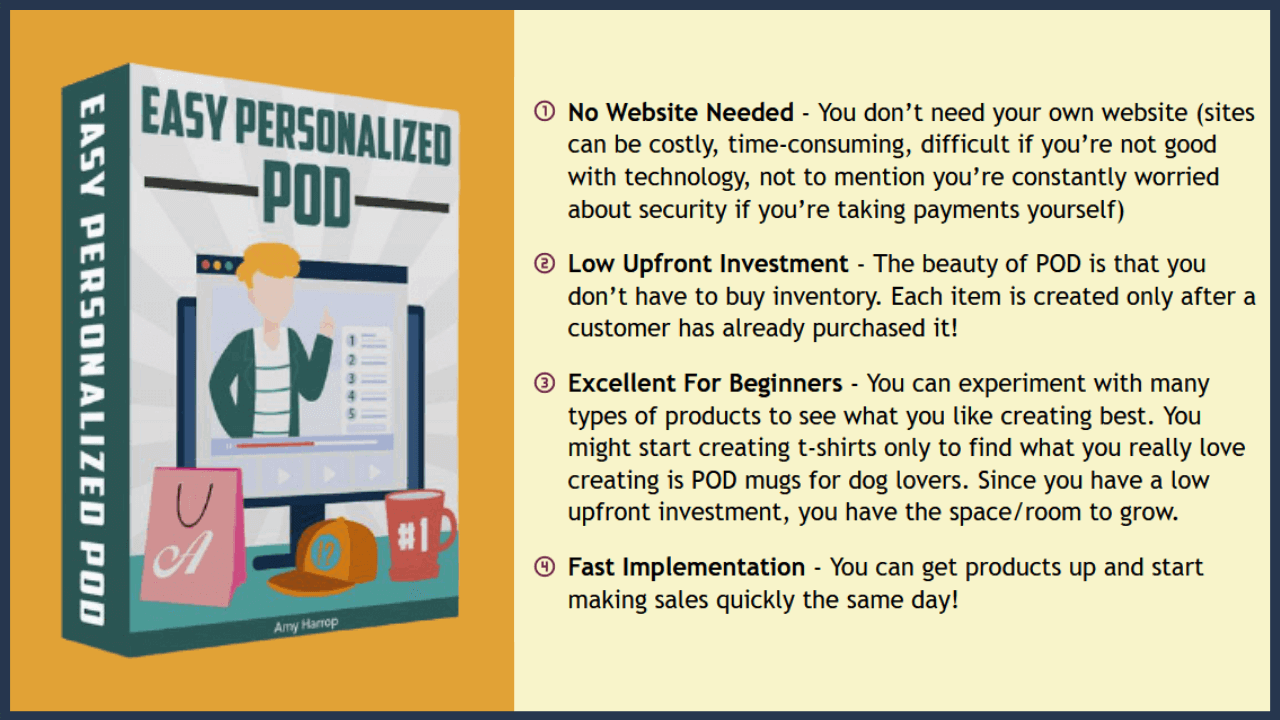 Easy Personalized POD Review - How To Create & Sell Custom Printables