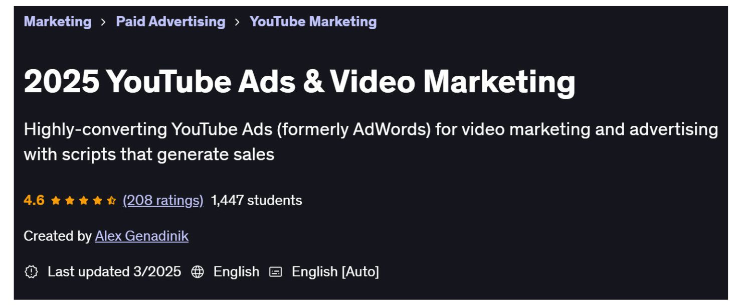 YouTube Ads Mastery PLR Review